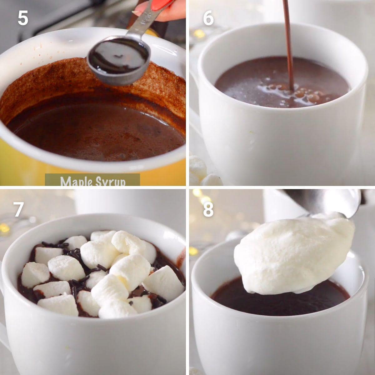 Homemade Hot Chocolate Recipe - mytastycurry.com