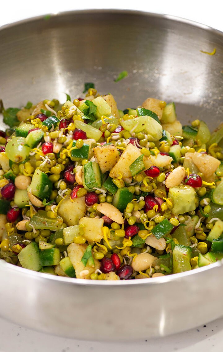 Sprout Salad Recipe - My Tasty Curry