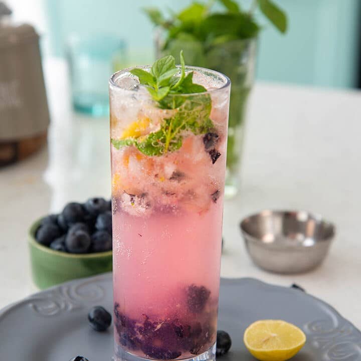 Sabja Drink - Sweet Basil Lemonade - My Tasty Curry