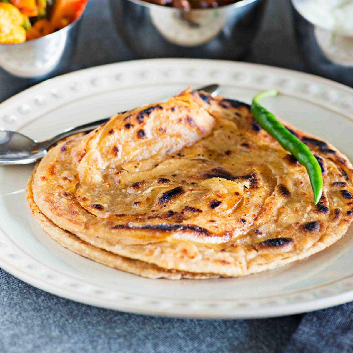 Laccha Paratha Recipe - How To Make Laccha Paratha