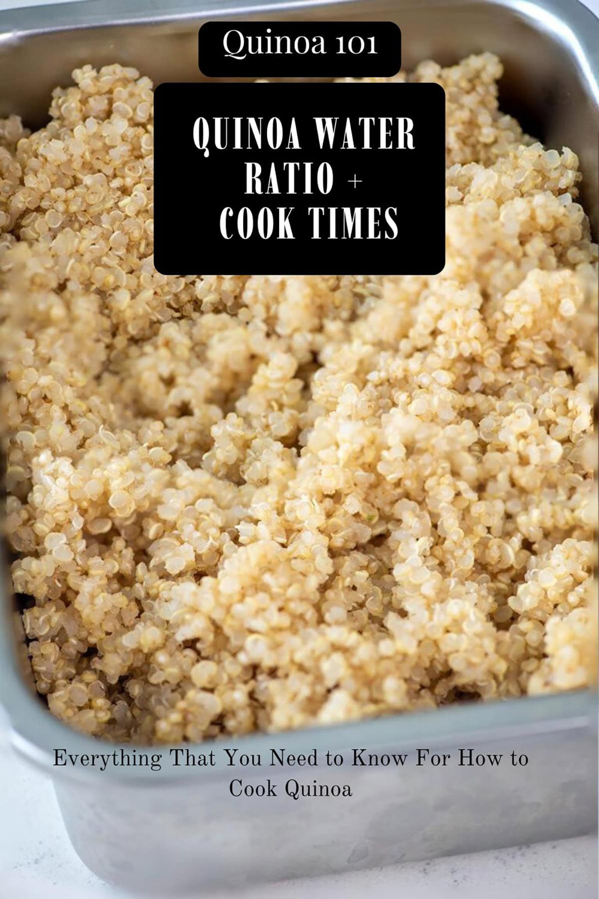 How to Cook Quinoa | Fluffy Quinoa Recipe in 20 min | Quinoa 101
